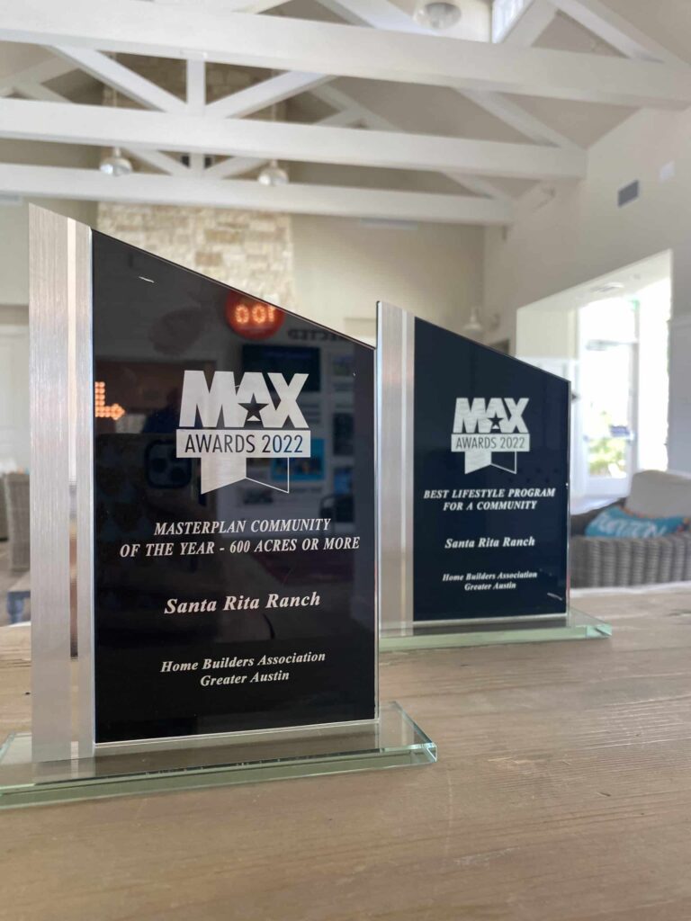MAX Awards Austin - Community Of The Year | Santa Rita Ranch